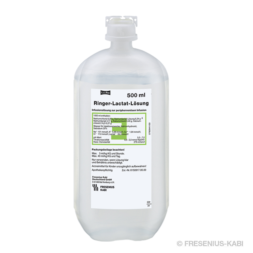 Fresenius® Ringer-Lactat Lösung - 10 x 500 ml | ProPraxis TCM ...