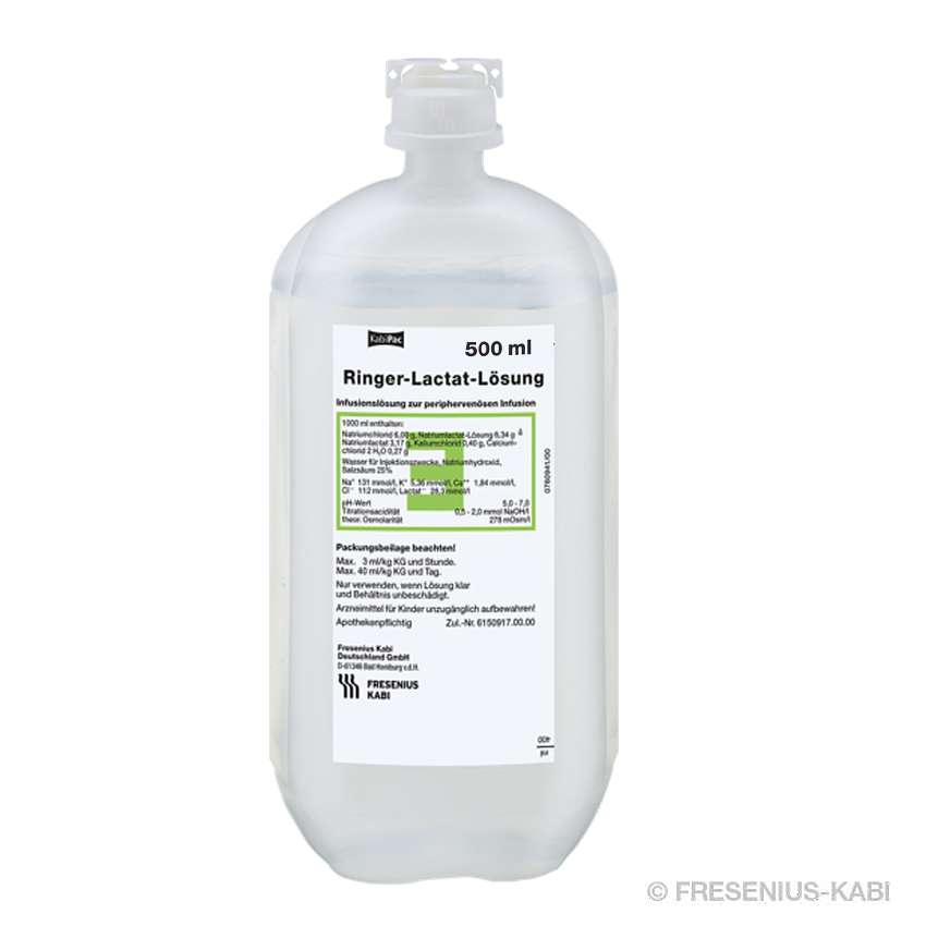 Fresenius® Ringer-Lactat Lösung - 10 x 500 ml | ProPraxis TCM ...